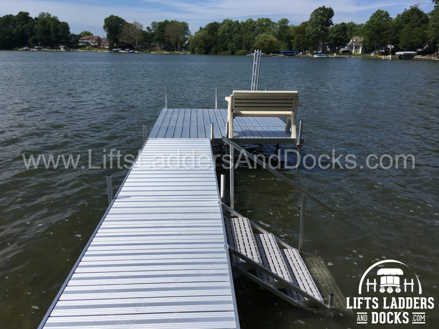 Dock/ Pier Steps, Dock & Pontoon Swim Ladders, Dock Benches